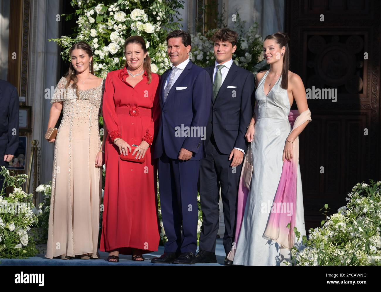 Athens, Greece. 28 September 2024. Ana María Morales y de Grecia ...