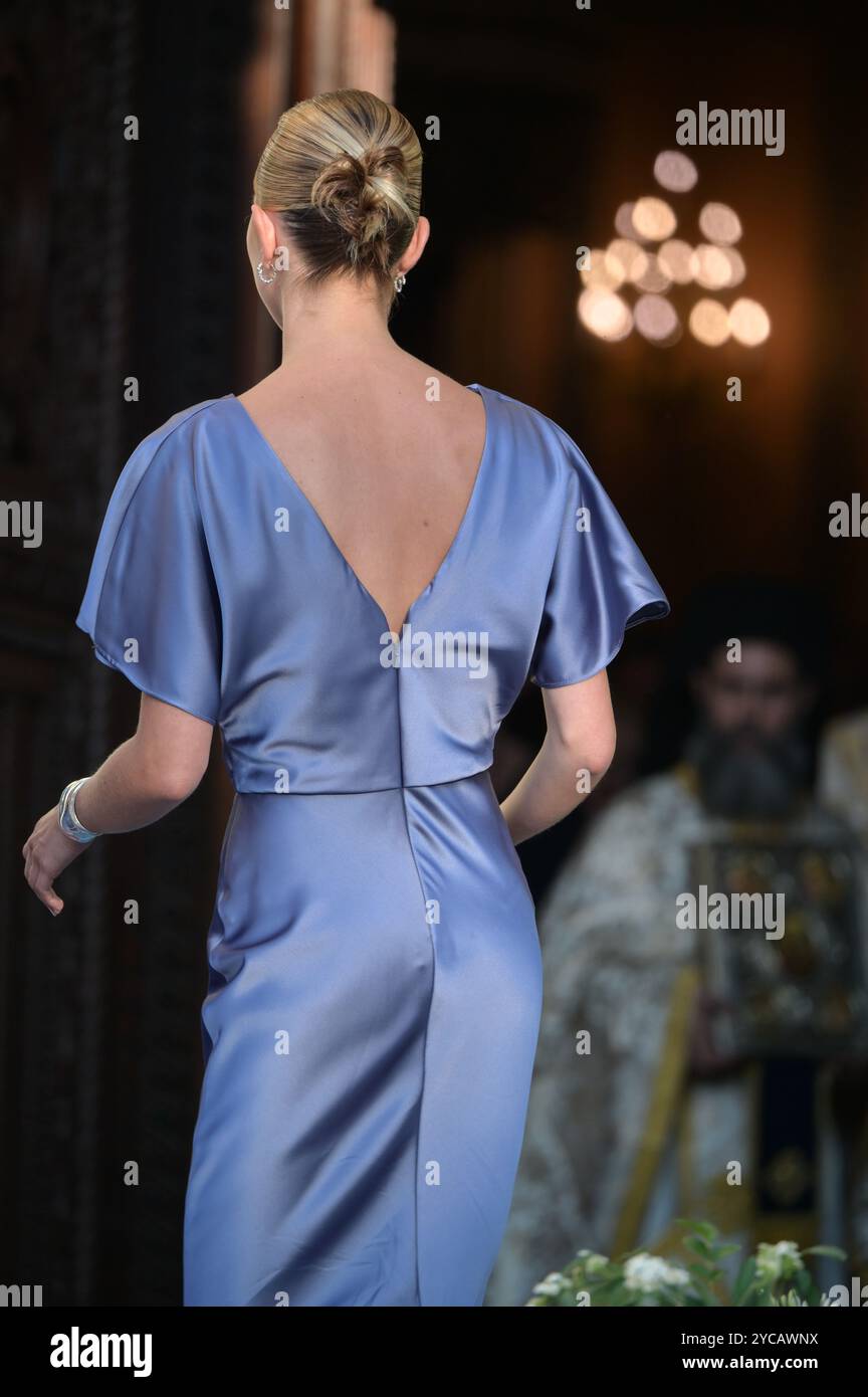 Athens, Greece. 28 September 2024. The bridesmaid Princess Maria ...