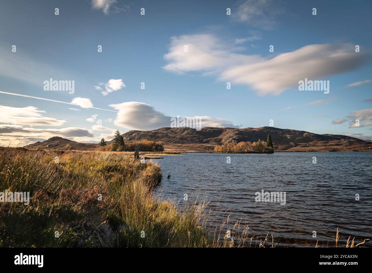 An autumnal, landscape HDR image of a breezy Loch Tarff in Lochaber ...