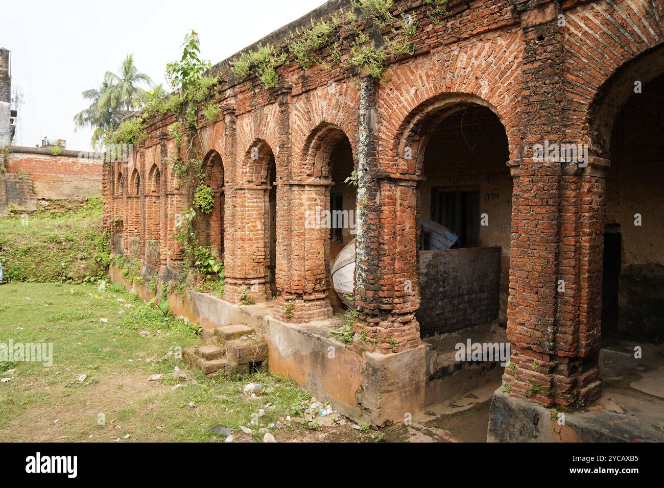 Kachari Bari or administrative building of Nandi family. Baidyapur ...
