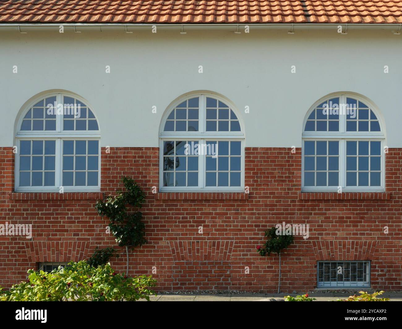 The former Sassnitz harbor station is an example of late 19th century ...