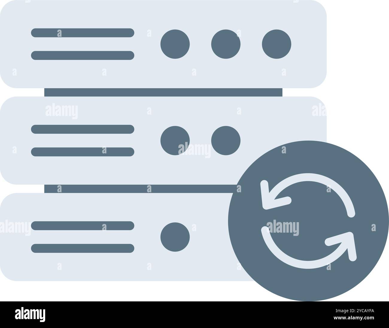 Backup icon vector image. Suitable for mobile application web ...