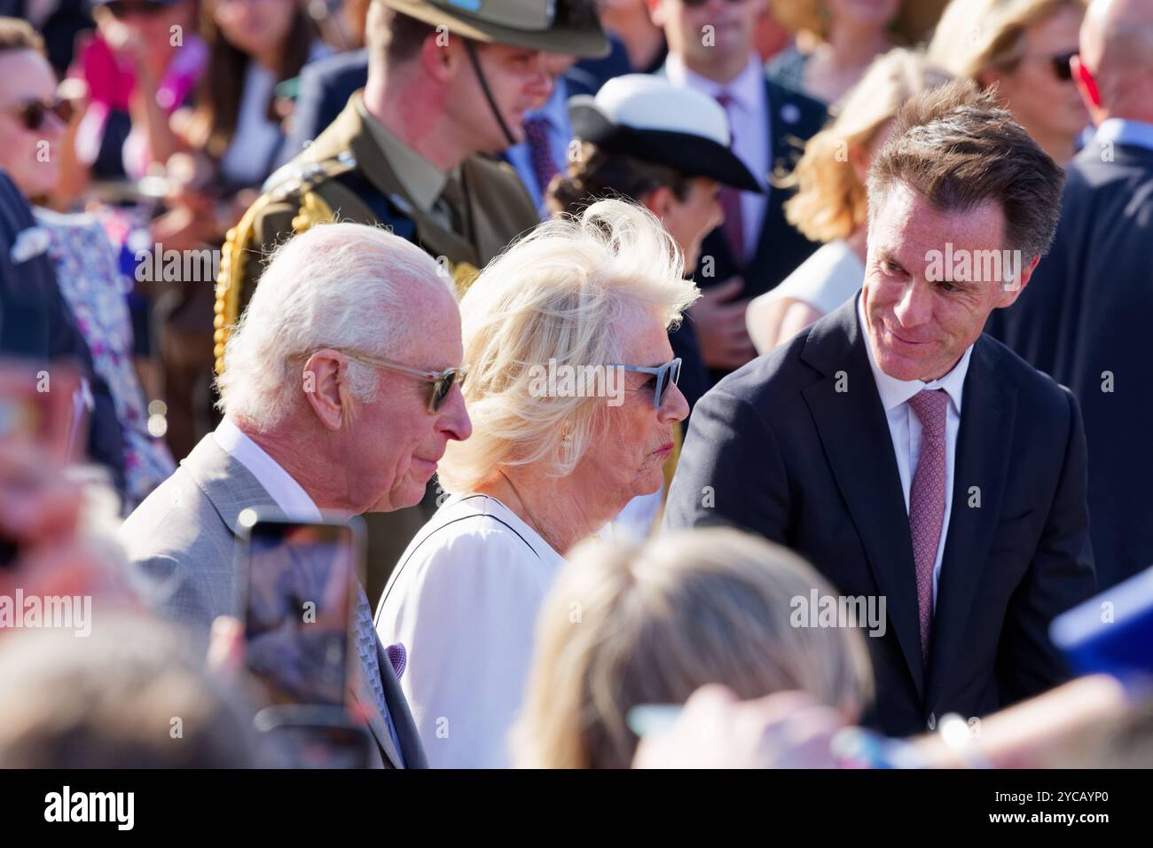 Sydney, Australia. 22nd Oct, 2024. Premier of NSW, Chris Minns speaks ...