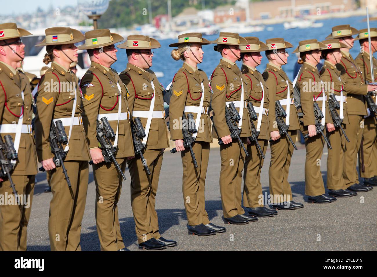 Sydney, Australia. 22nd Oct, 2024. Their Majesties' affiliated units ...