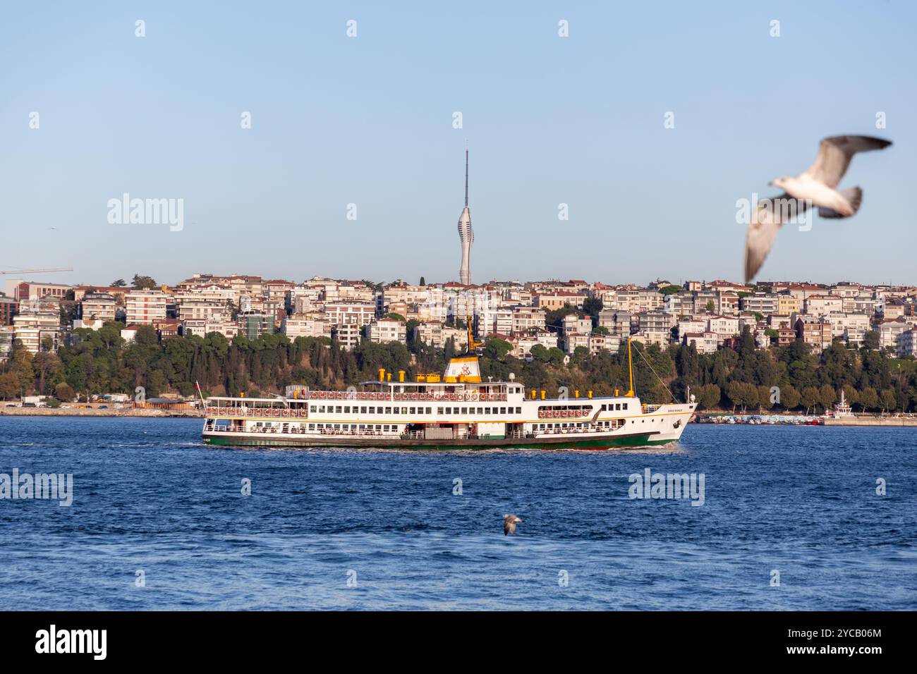 Istanbul, Turkiye - OCT 14, 2024: Istanbul Sehir Hatlari, the City ...