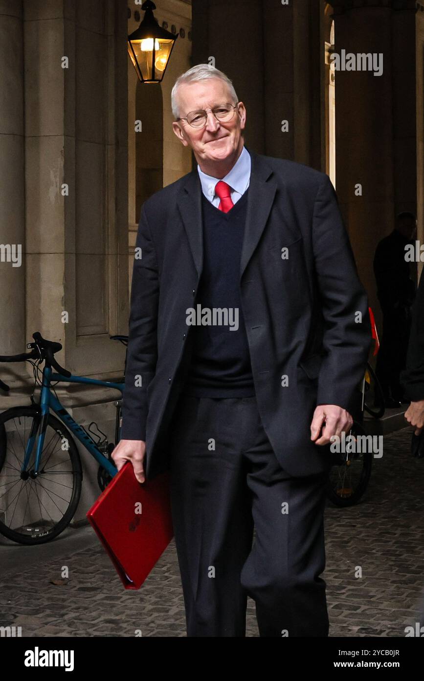 London, UK. 22nd Oct, 2024. Hilary Benn, Northern Ireland Secretary, MP ...
