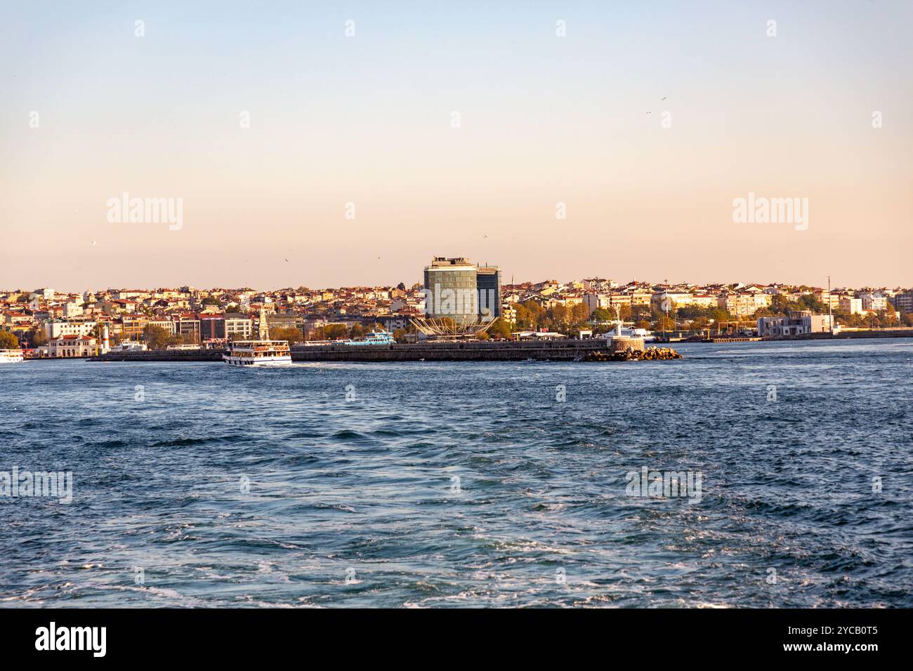 Istanbul, Turkiye - OCT 8, 2024: Skyline view of Istanbul seen from the ...