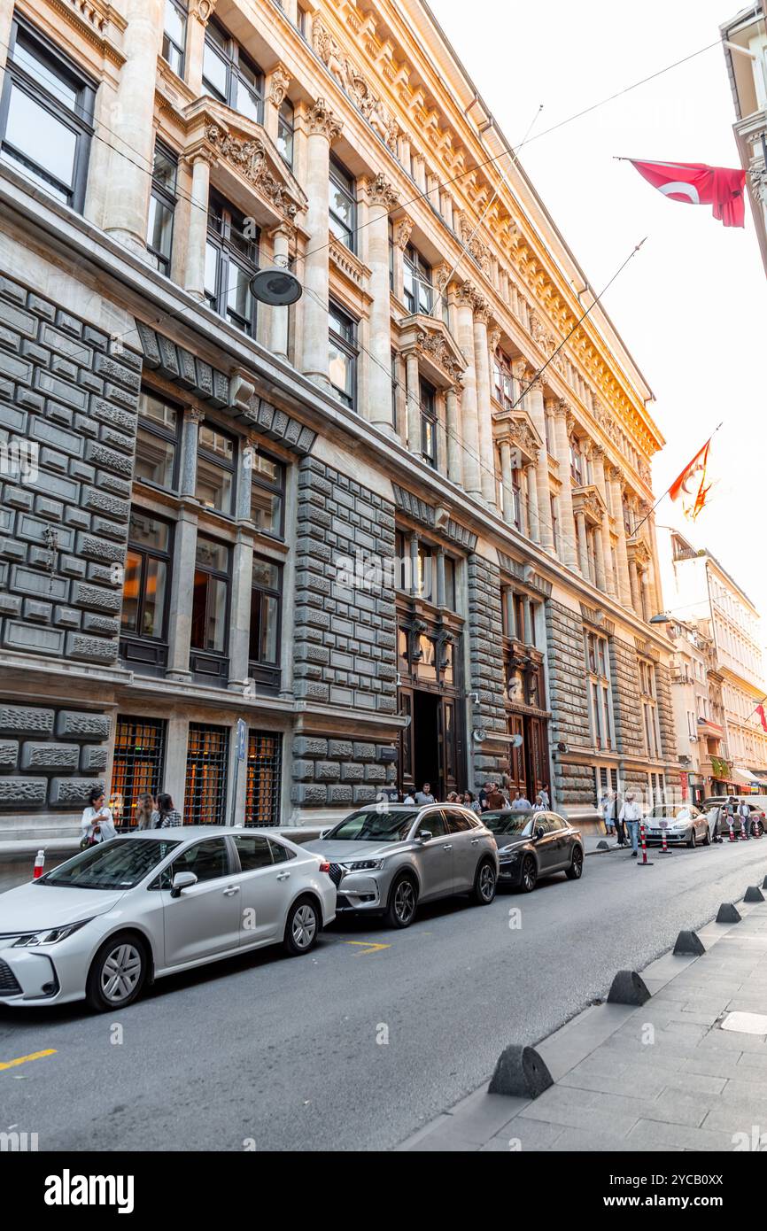 Istanbul, Turkiye - OCT 8, 2024: View from Beyoglu streets, generic ...