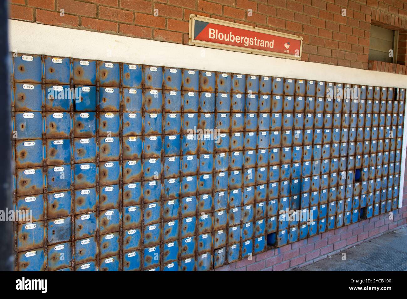Mail post boxes in apartment hi-res stock photography and images - Alamy