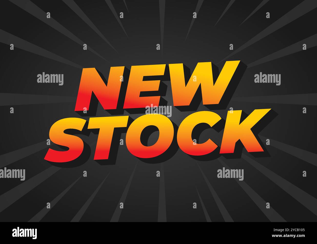New stock. Text effect design in modern colors with 3D style Stock ...