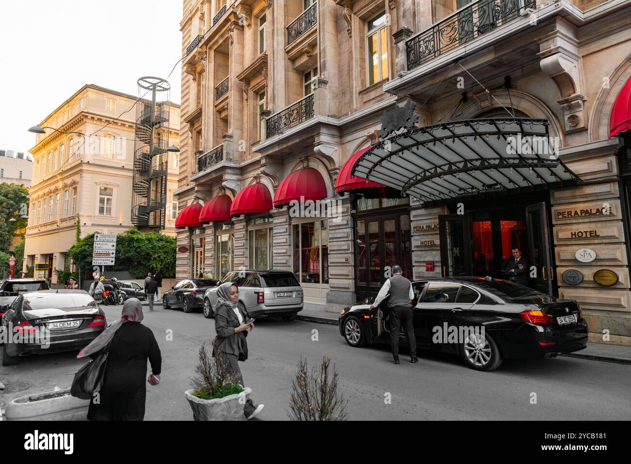 Istanbul, Turkiye - OCT 8, 2024: View from Beyoglu streets, generic ...