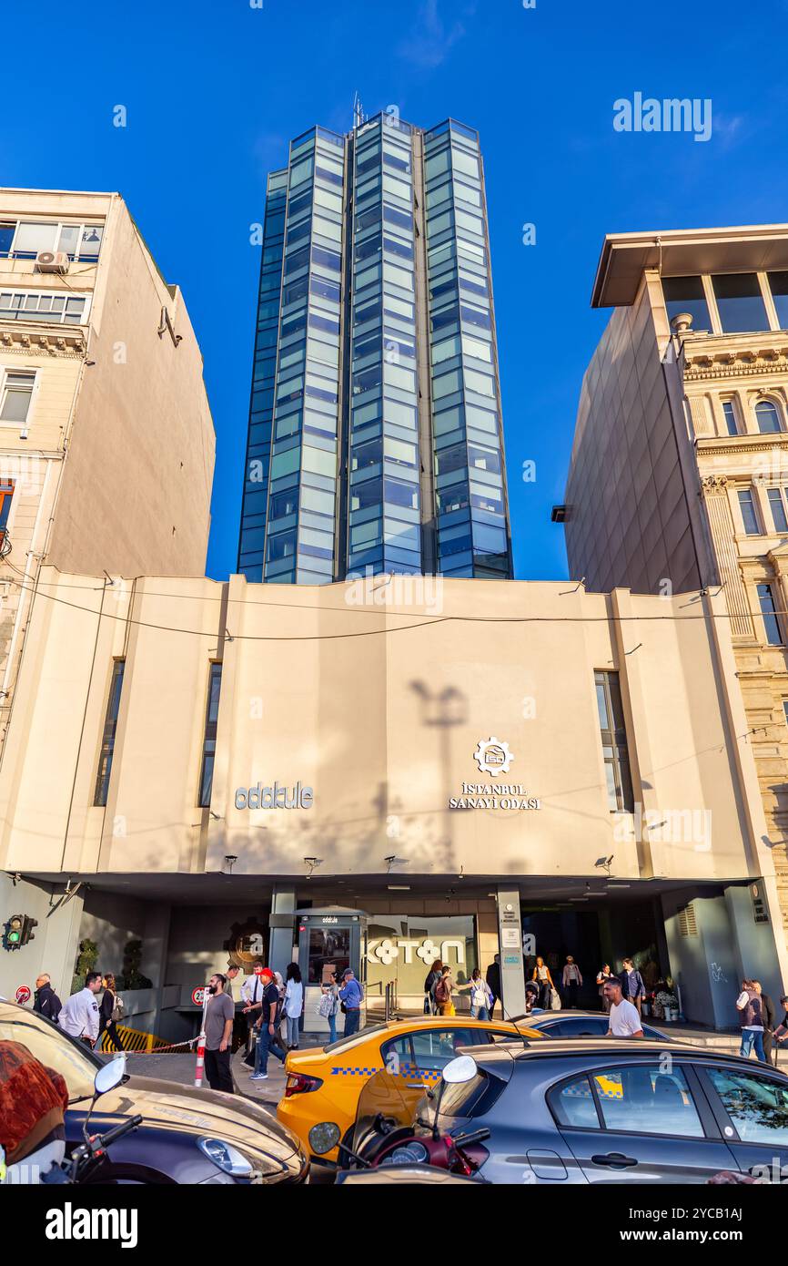 Istanbul, Turkiye - OCT 8, 2024: Odakule is a business center built in ...