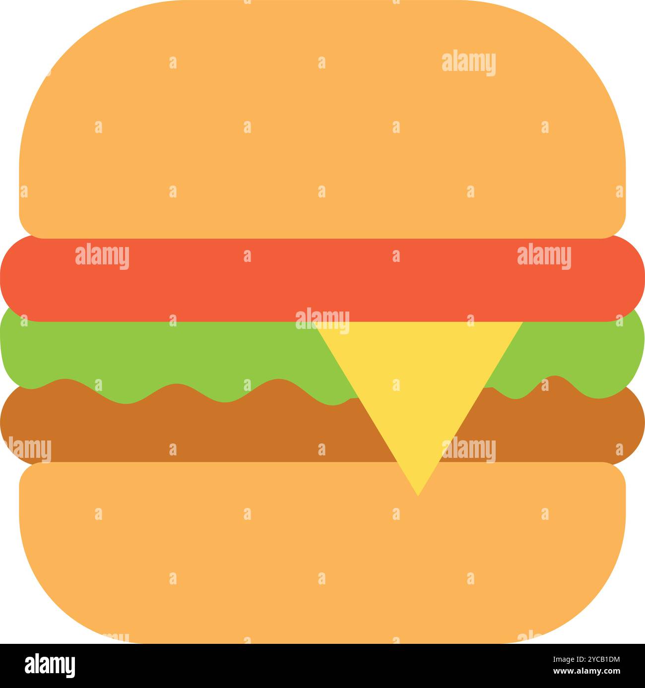 Burger icon vector image. Suitable for mobile application web ...