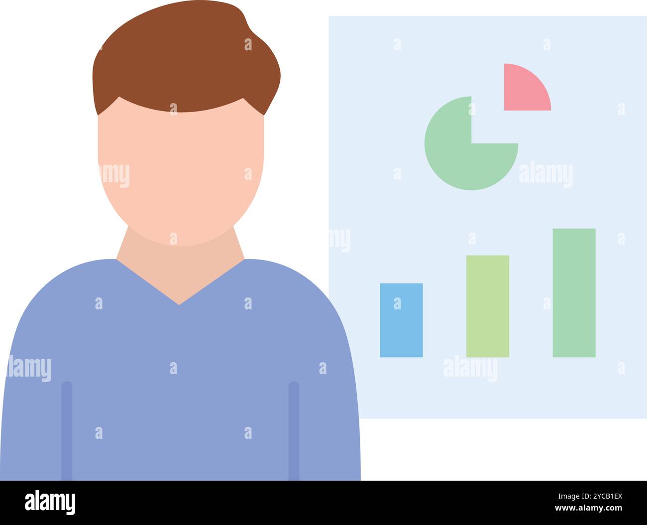 Business Analyst icon vector image. Suitable for mobile application web ...