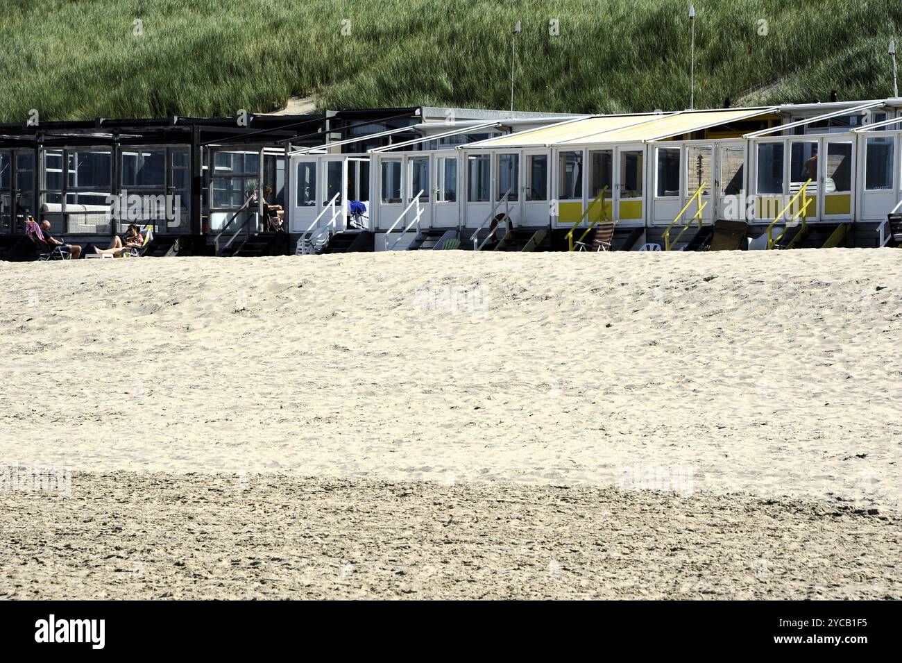 Beach house in Castricum aan Zee Netherlands Stock Photo - Alamy
