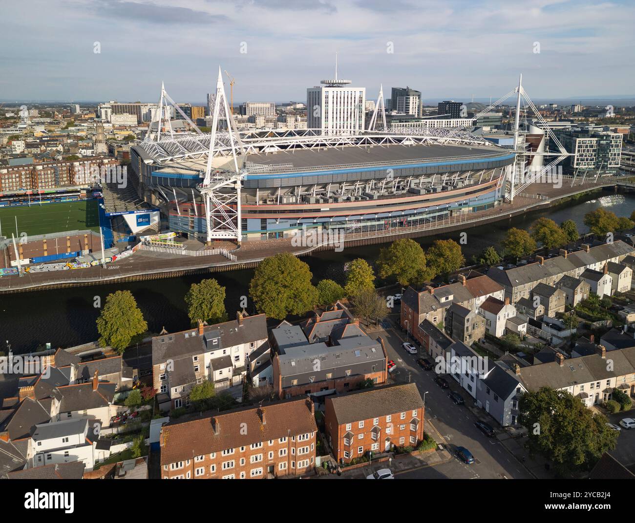 Principality stadium wales aerial hi-res stock photography and images ...
