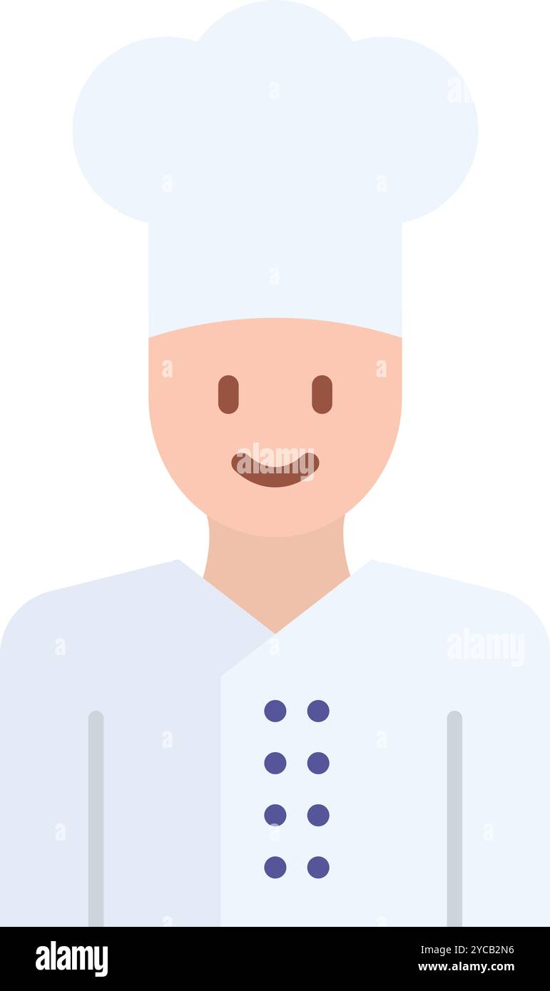 Chef icon vector image. Suitable for mobile application web application ...
