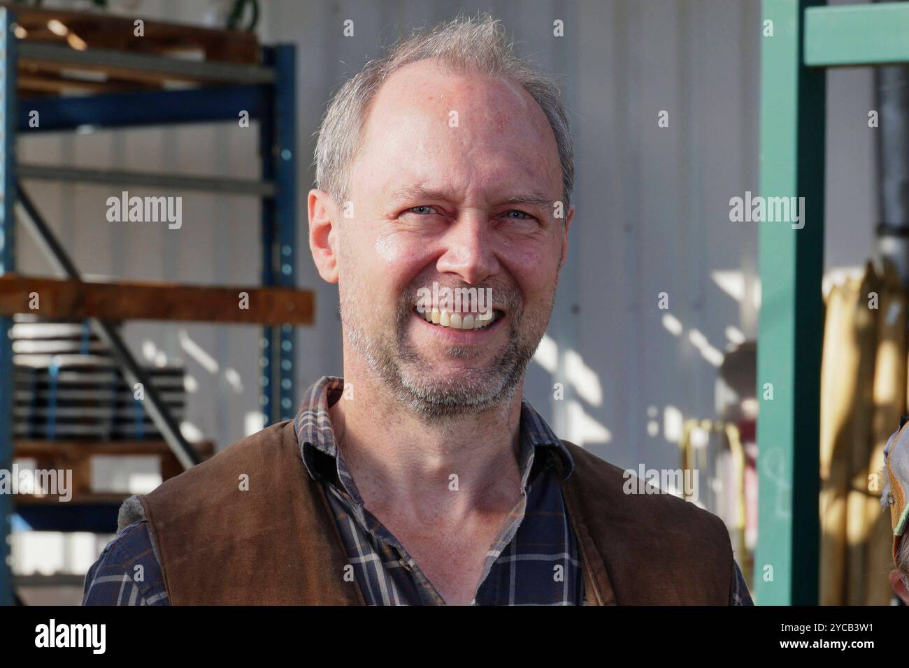 Tim Porath beim Fototermin am Set des ARD-Krimis Tatort - Königin AT ...