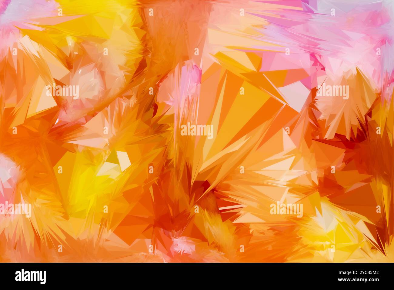 This vibrant image features an abstract shard pattern with a dynamic ...