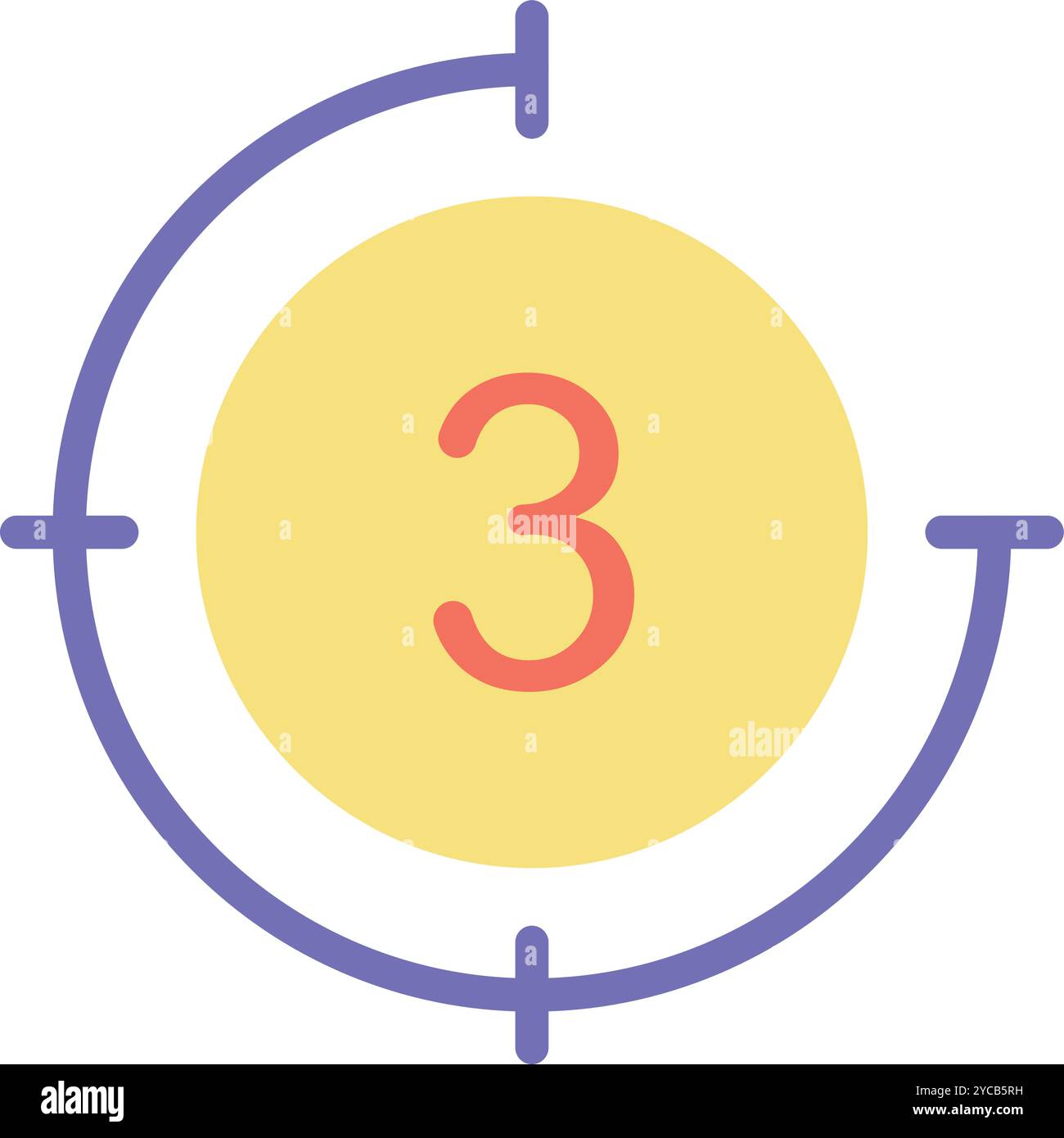 Countdown icon vector image. Suitable for mobile application web ...