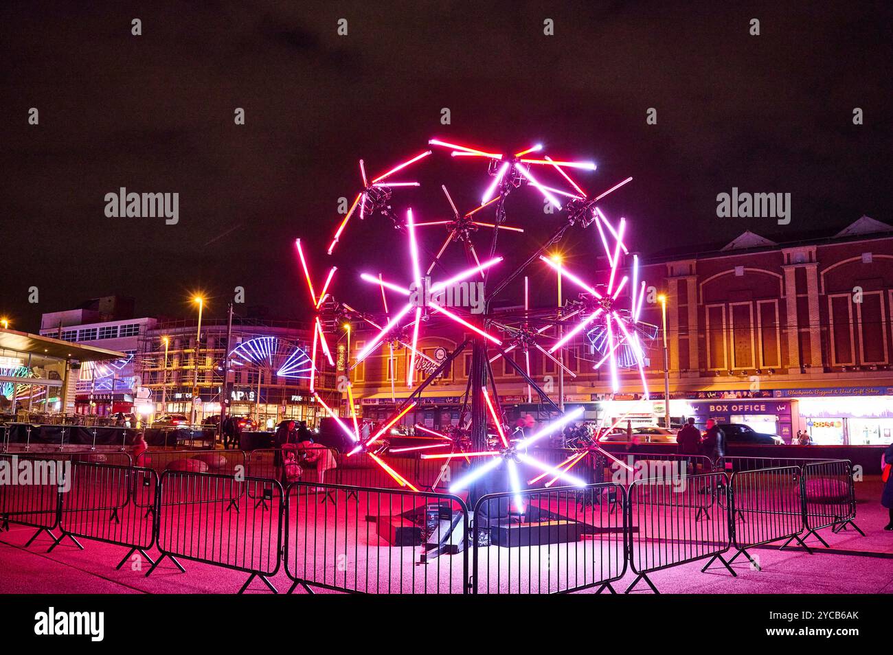 Lightpool Festival held annually during Blackpool illumination at half ...
