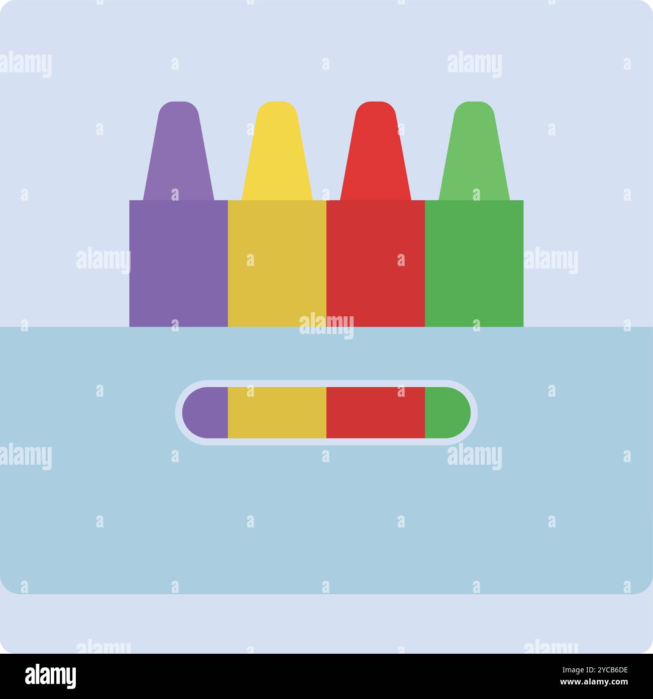 Crayon icon vector image. Suitable for mobile application web ...