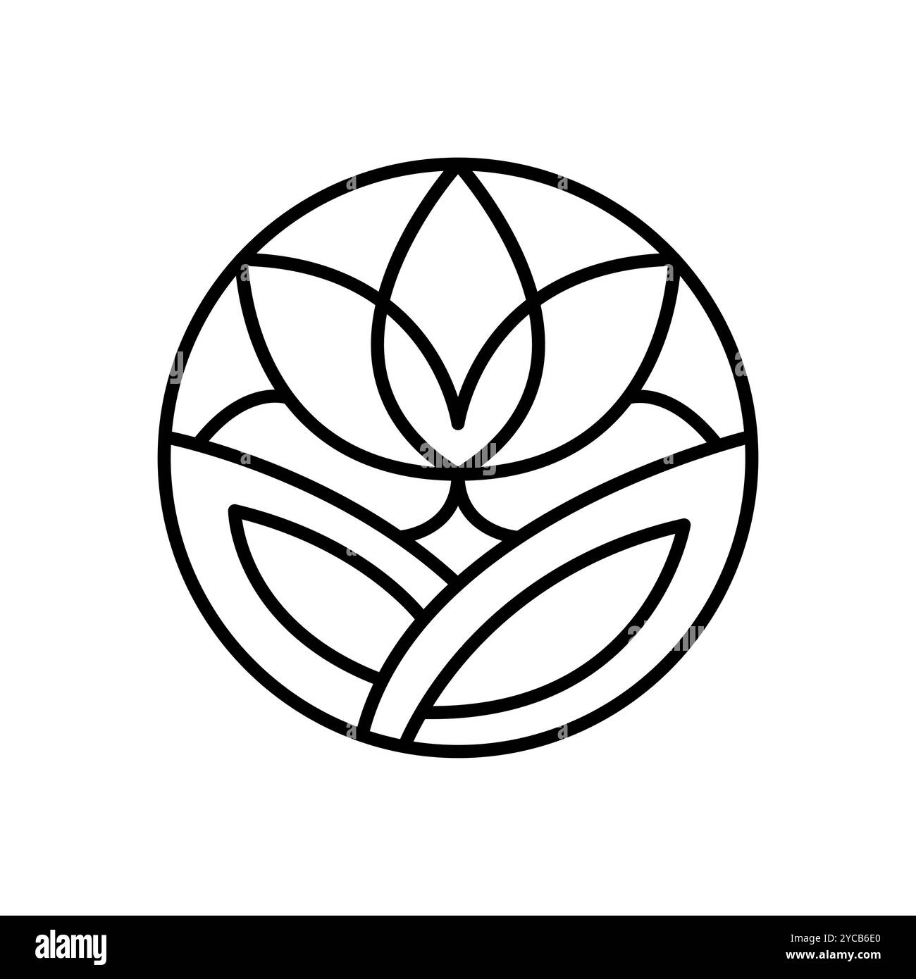 Lotus design Black and White Stock Photos & Images - Alamy