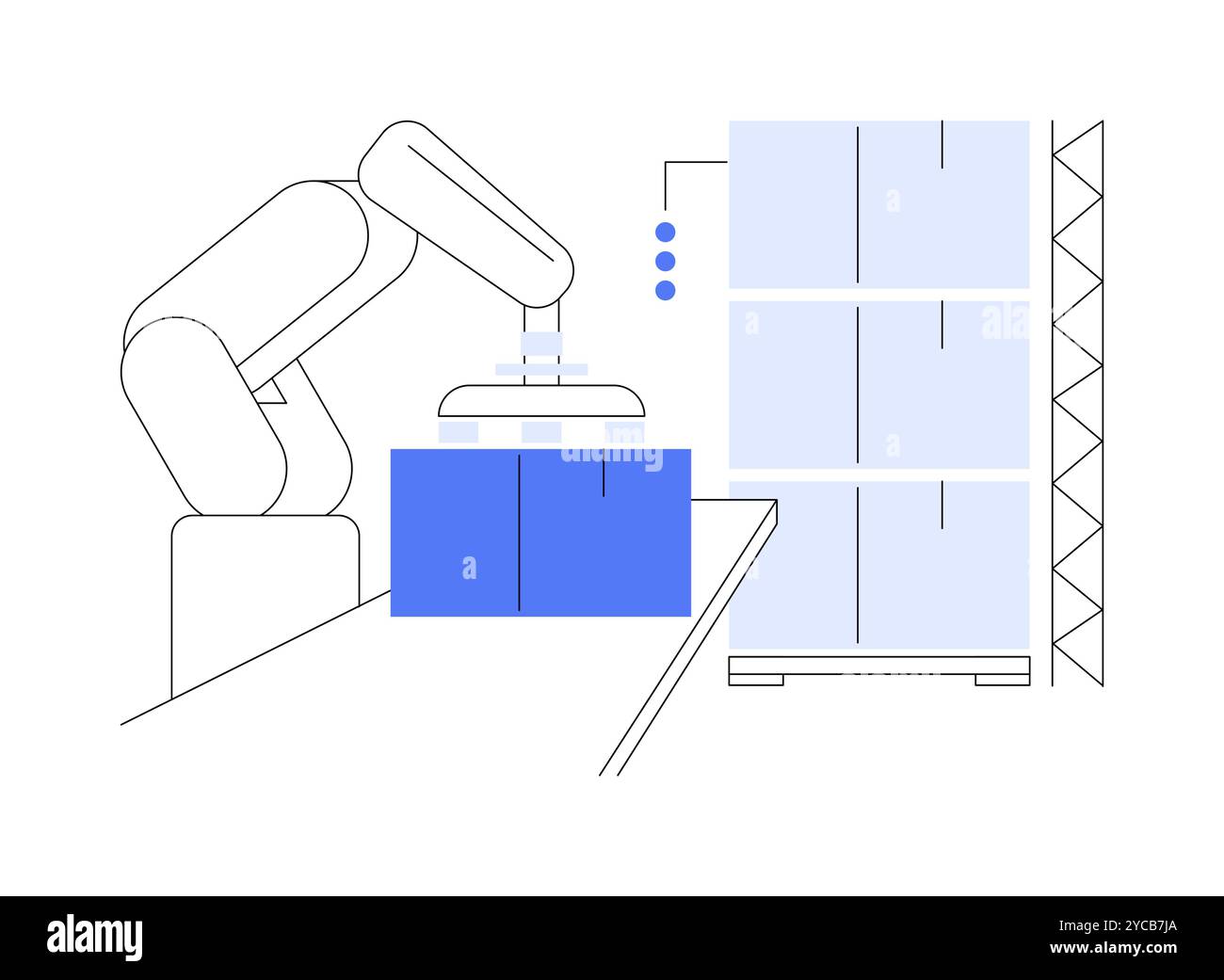 Palletizing robots hi-res stock photography and images - Alamy
