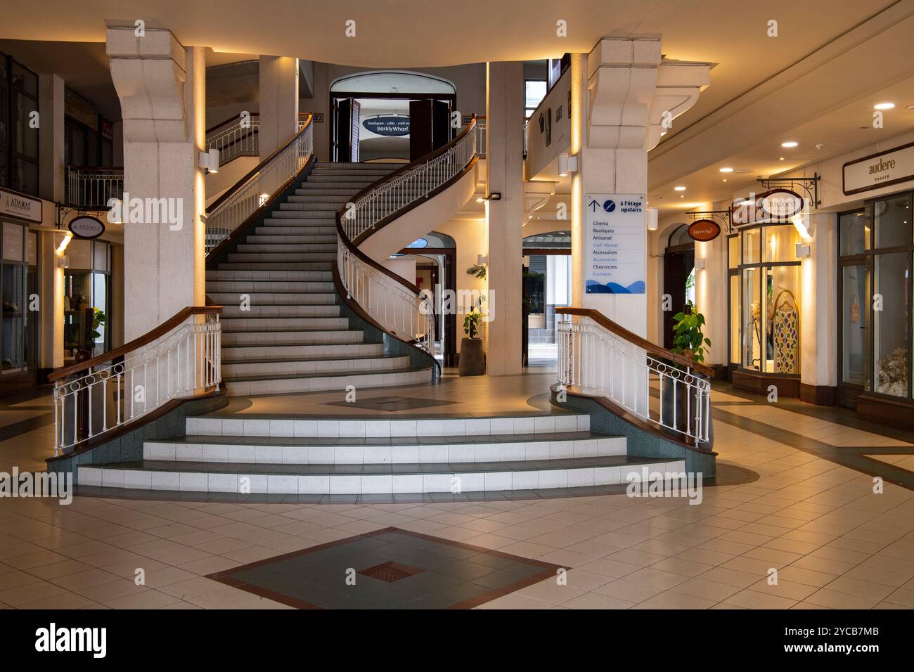 entrance area, Harbour Mall, shopping center, Port Louis, Indian Ocean ...