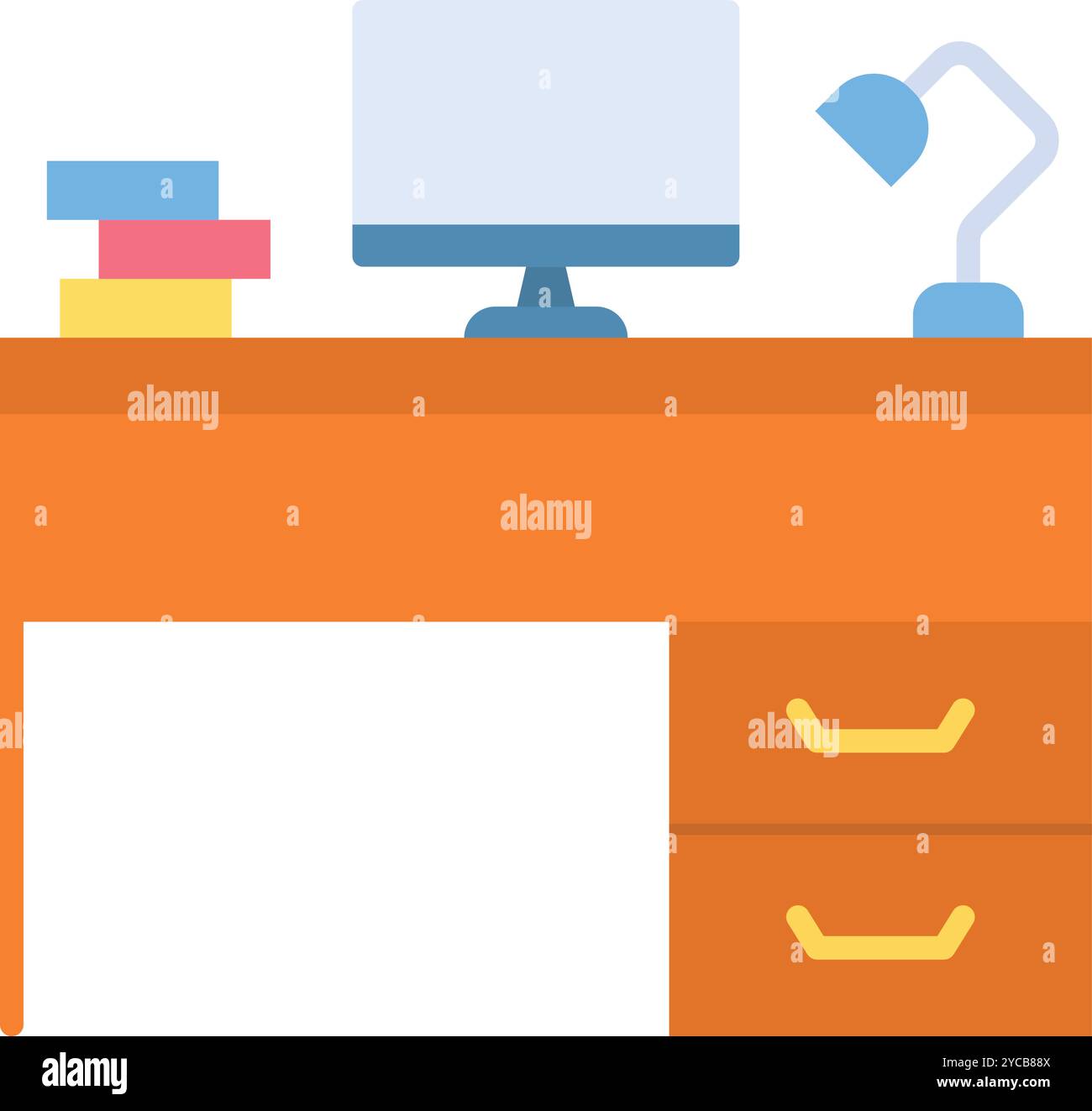 Desk icon vector image. Suitable for mobile application web application ...
