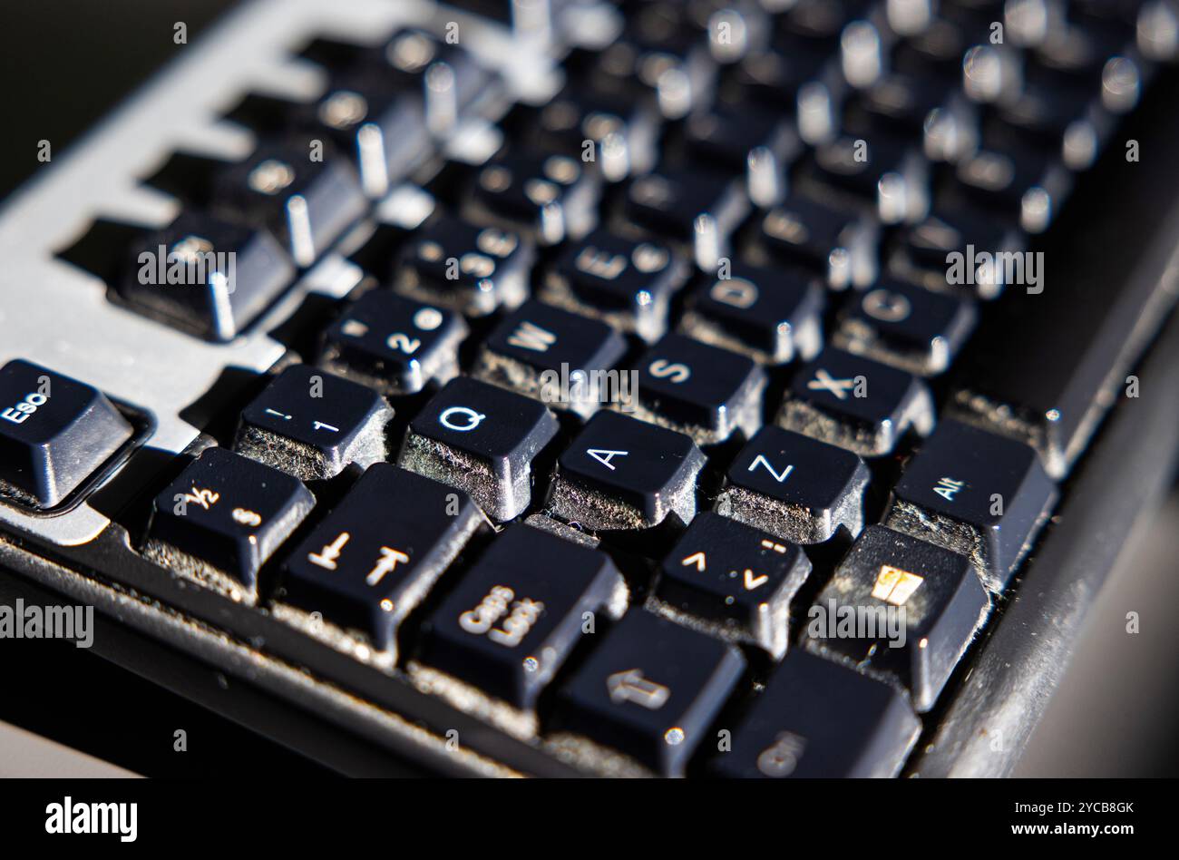 Dirty worn computer keyboard hi-res stock photography and images - Alamy
