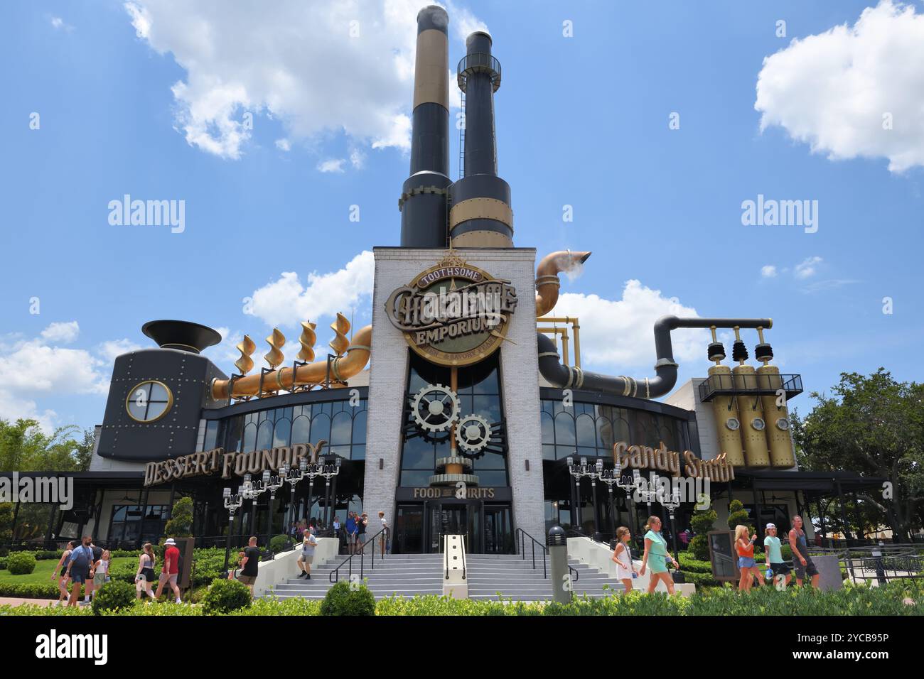 Front elevation of the Toothsome Chocolate Emporium, Orlando, Florida ...