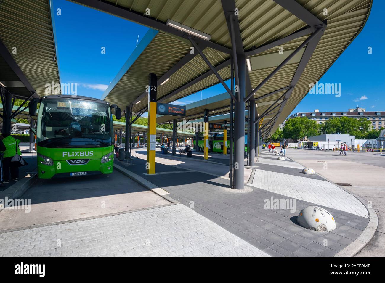 Central Bus Station ZOB, Flixbus, Messedamm, Westend, Charlottenburg ...