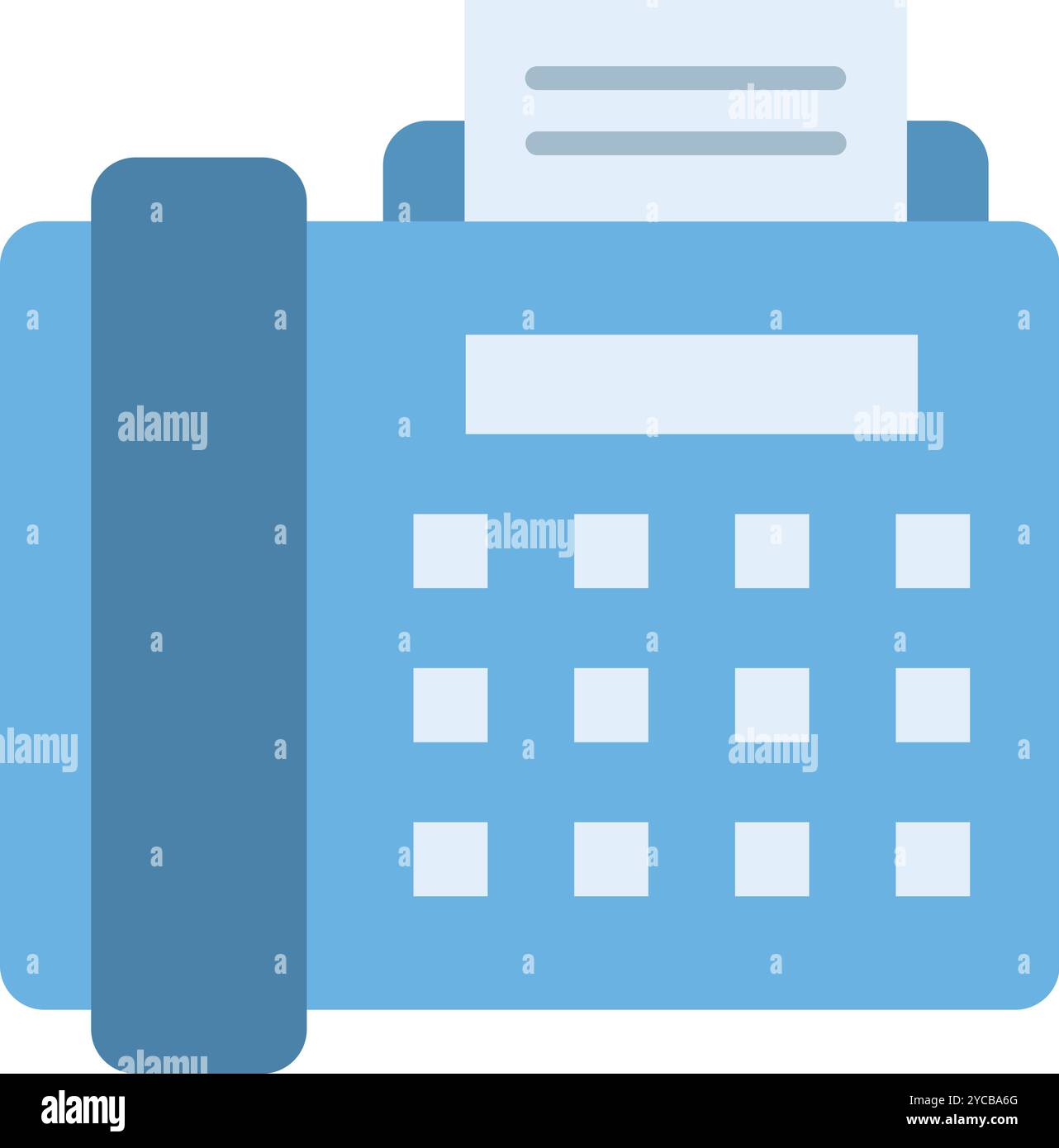 Fax icon vector image. Suitable for mobile application web application ...