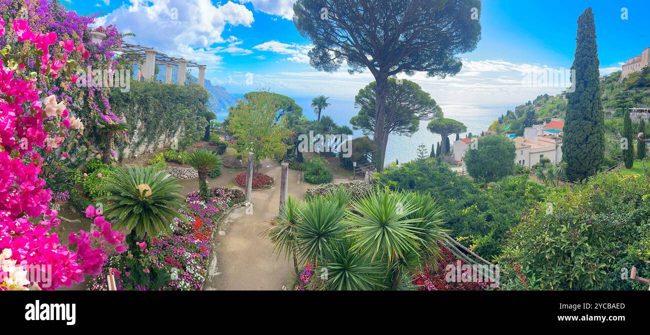 Ravello village, Amalfi coast of Italy Stock Photo - Alamy