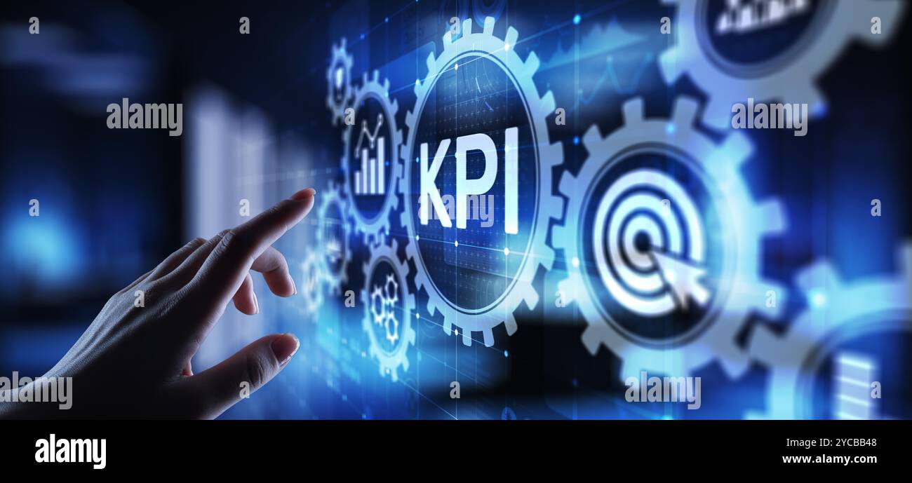 KPI - Key performance indicator. Business and industrial analysis ...