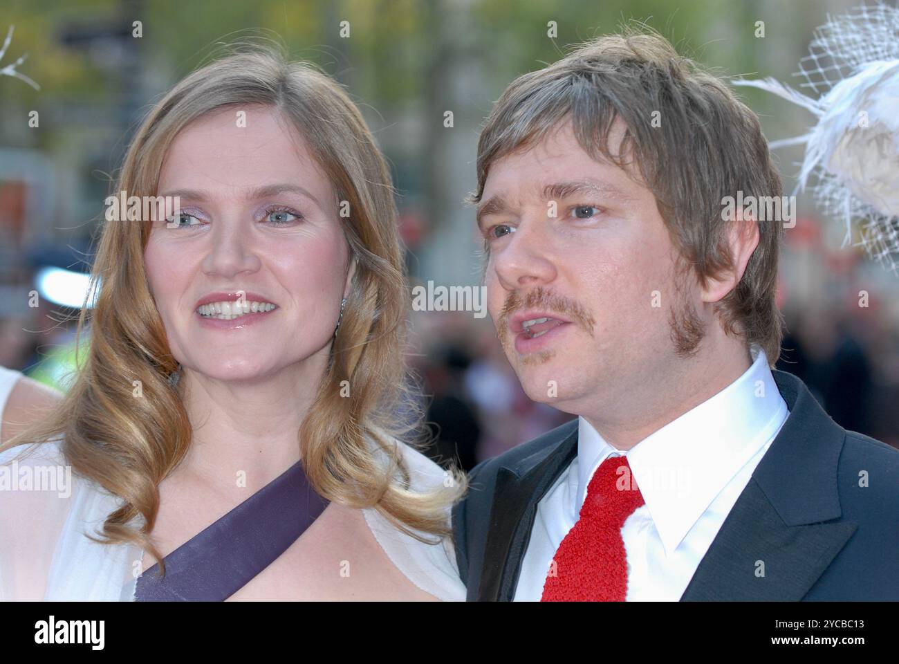 Martin Freeman, Jessica Stevenson, Premiere of Confetti, London, UK ...