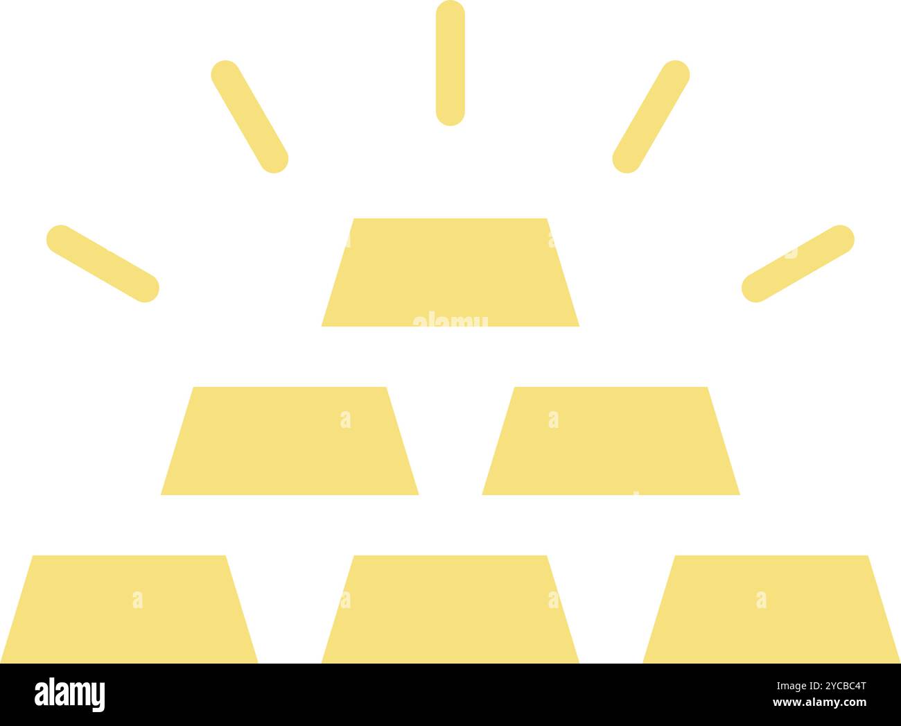 Gold icon vector image. Suitable for mobile application web application ...