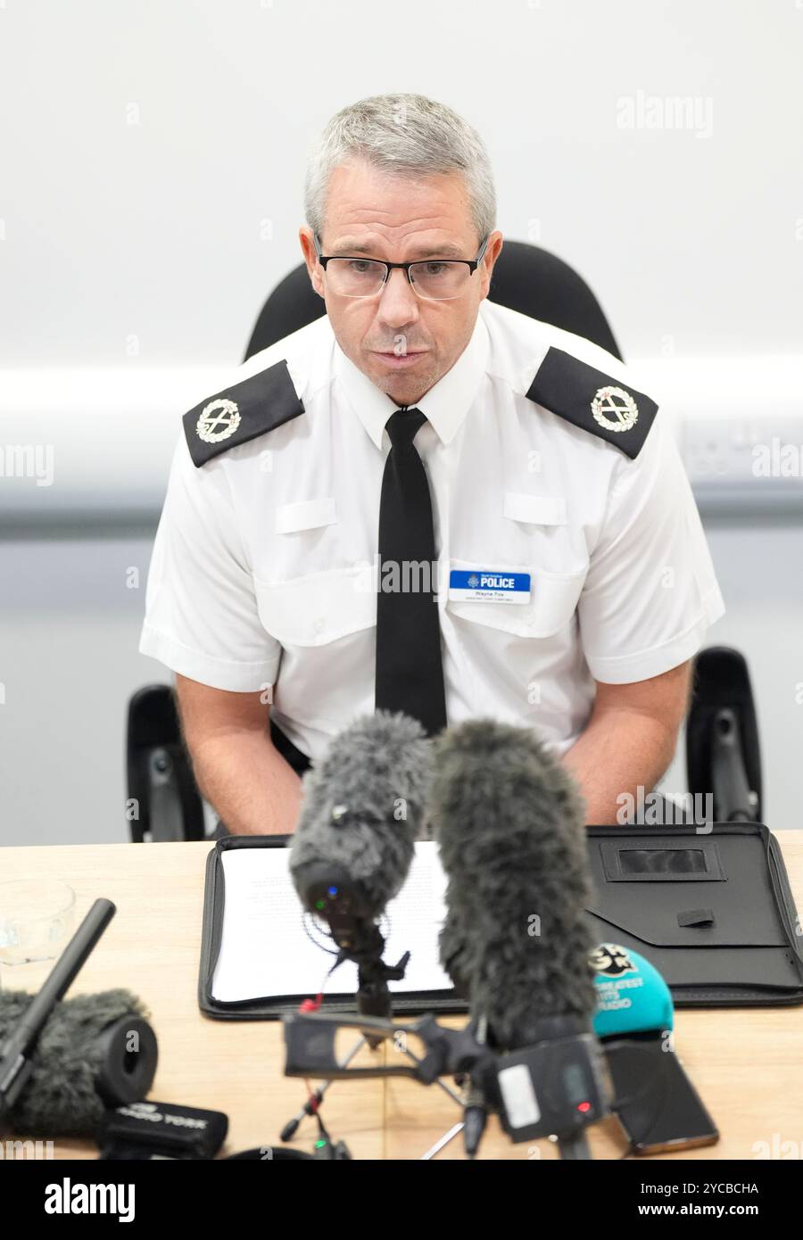 North Yorkshire Police temporary Assistant Chief Constable Wayne Fox ...