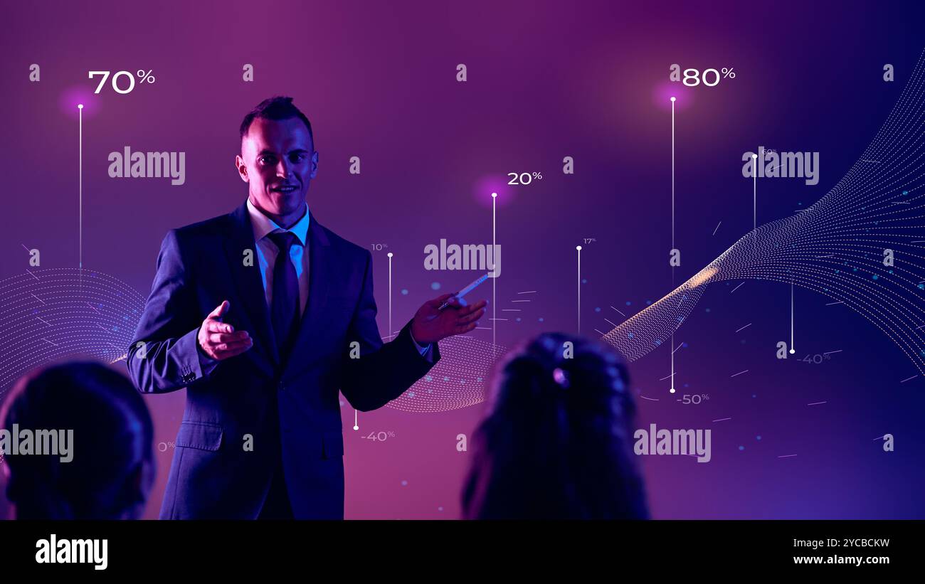Financial bar charts growing graphs hi-res stock photography and images ...