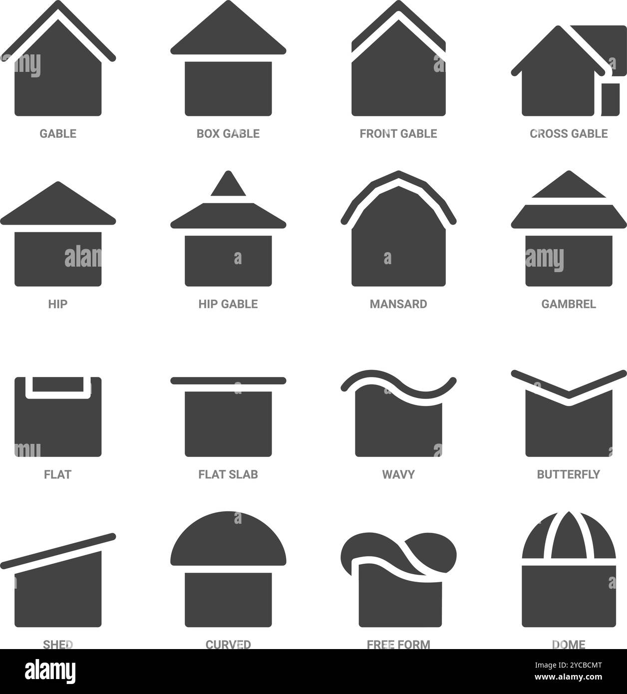 Gable hip roof Stock Vector Images - Alamy