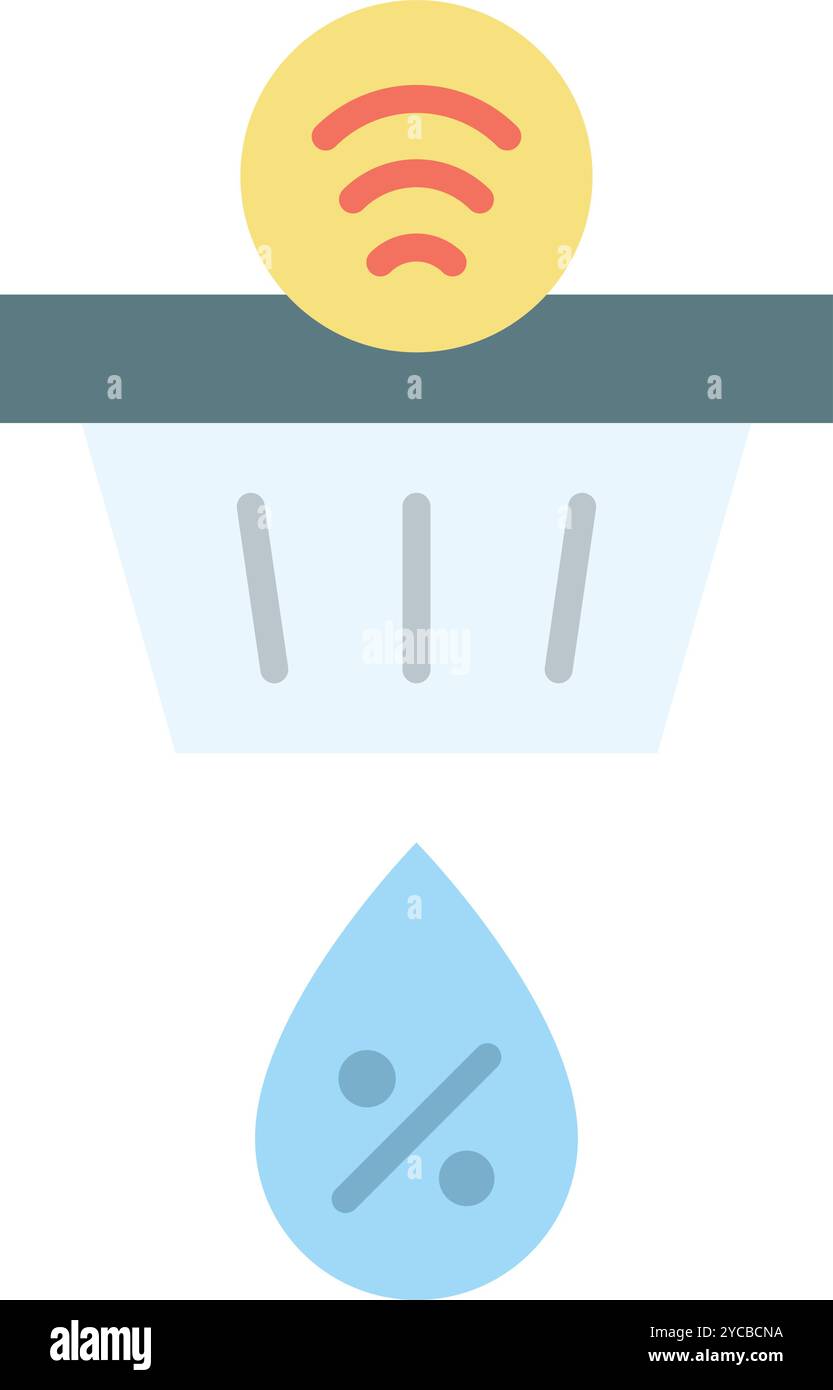 Humidity Sensor icon vector image. Suitable for mobile application web ...