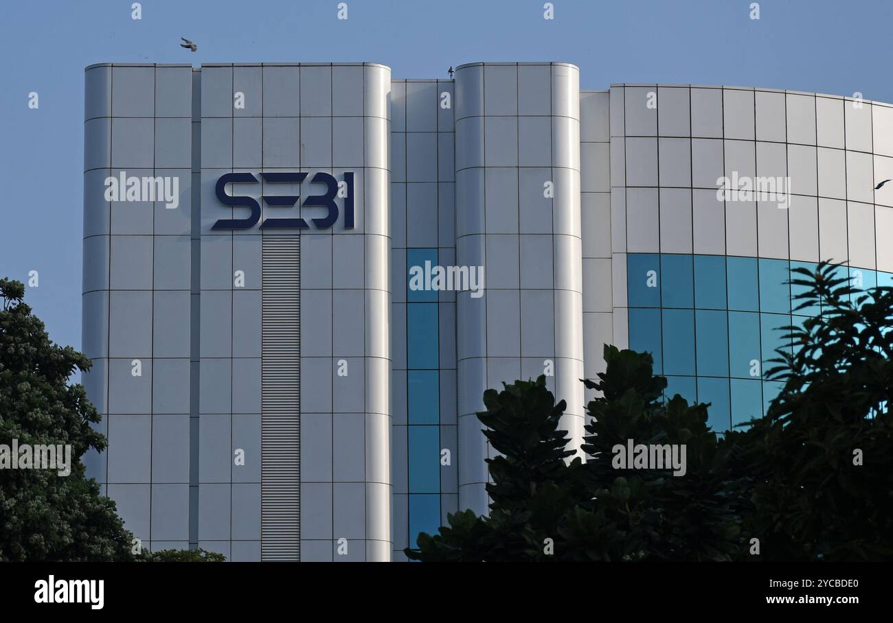 Mumbai, India. 22nd Oct, 2024. A Securities and Exchange Board of India ...