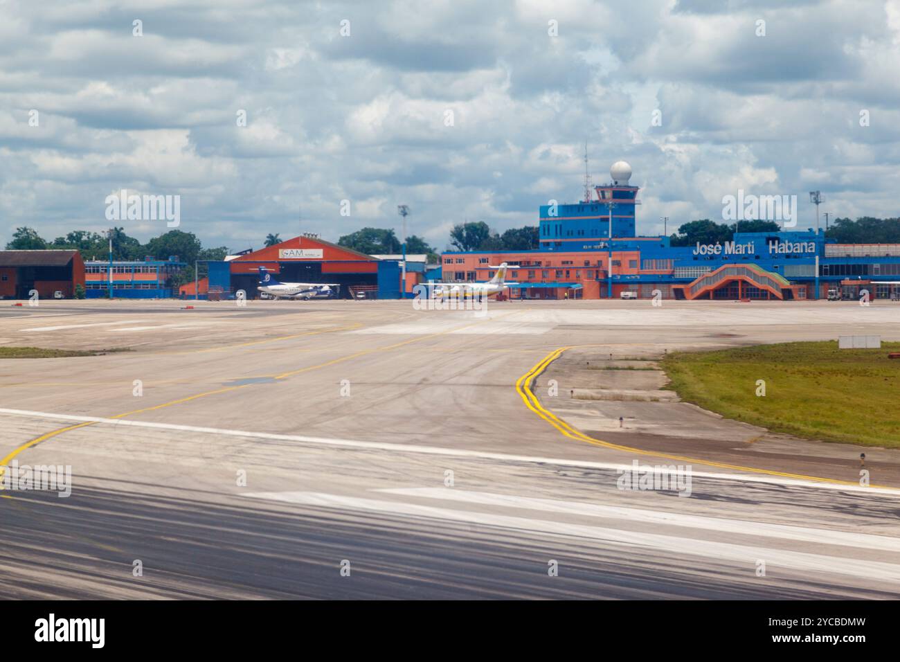 The Old terminal of José Marti airport in La Habana (Havana), capital ...