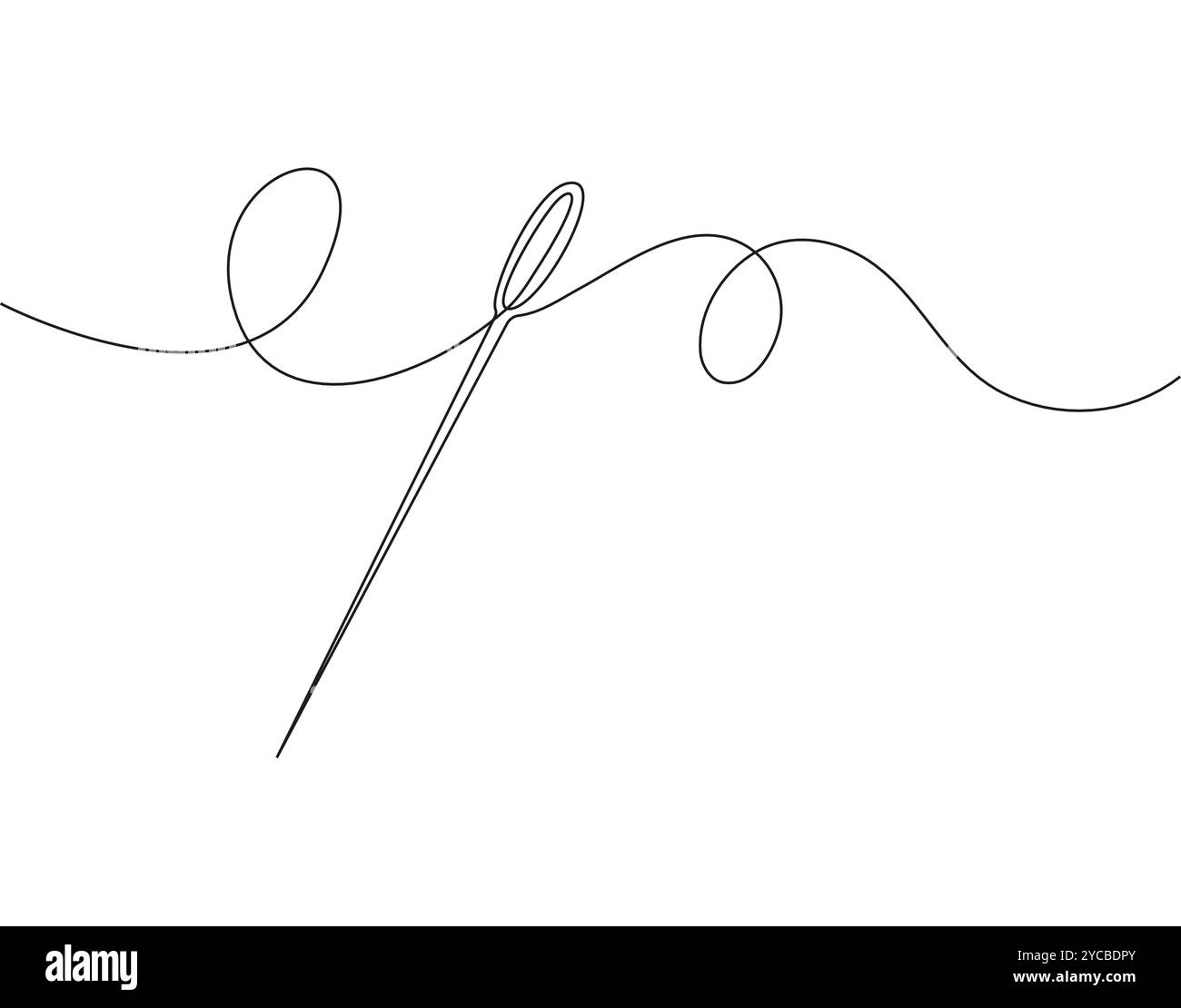 needle and thread, essential tools for sewing and crafting. The needle ...