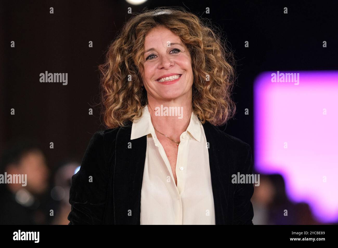 Carlotta Natoli attends the red carpet for “Unita” during the 19th Rome ...