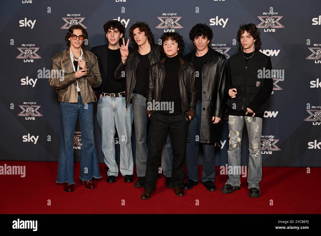 Milano - Photocall “X Factor 2024” - Sky.nella foto The Foolz, Lorenzo ...