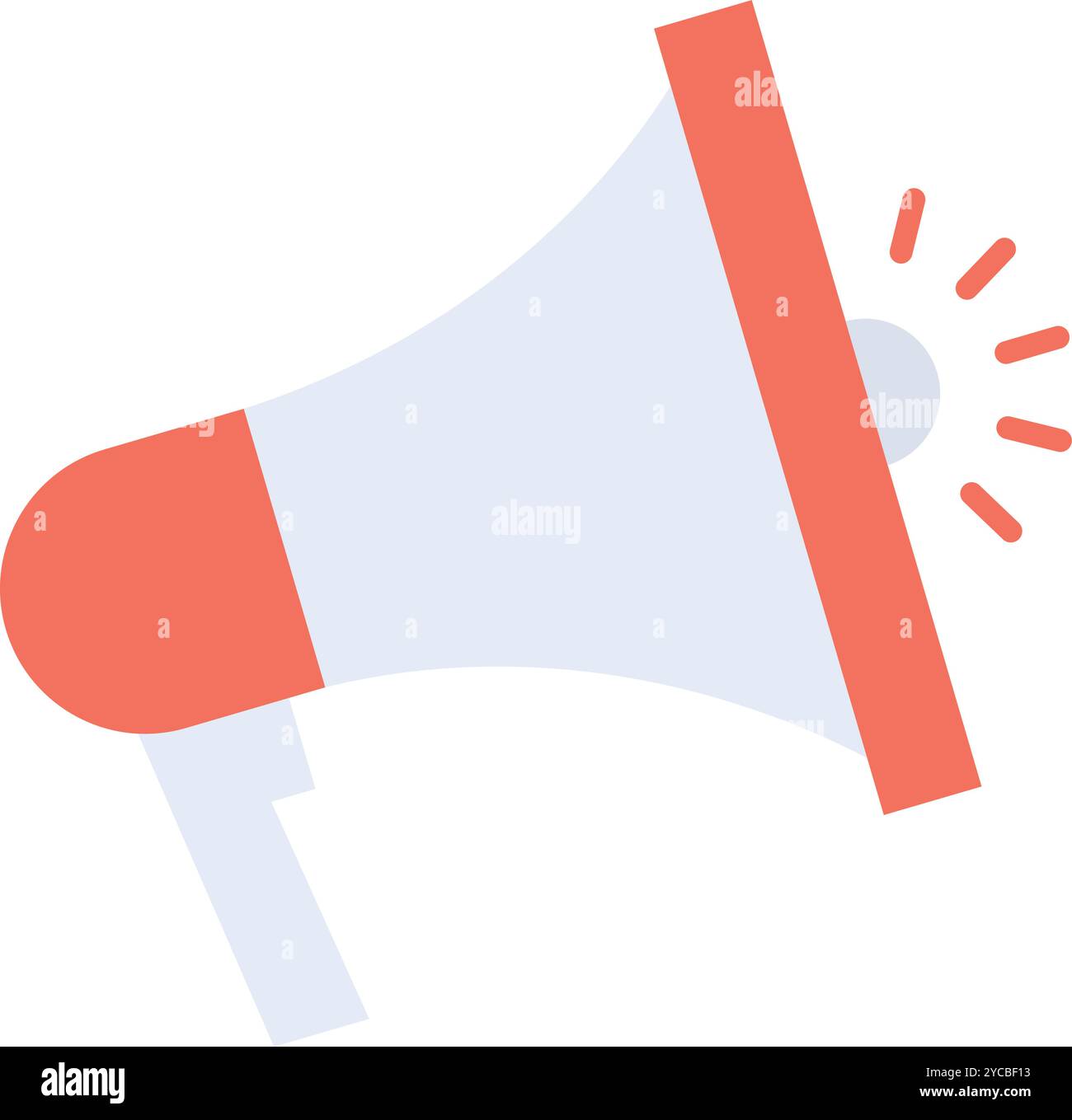 Megaphone icon vector image. Suitable for mobile application web application and print media ...