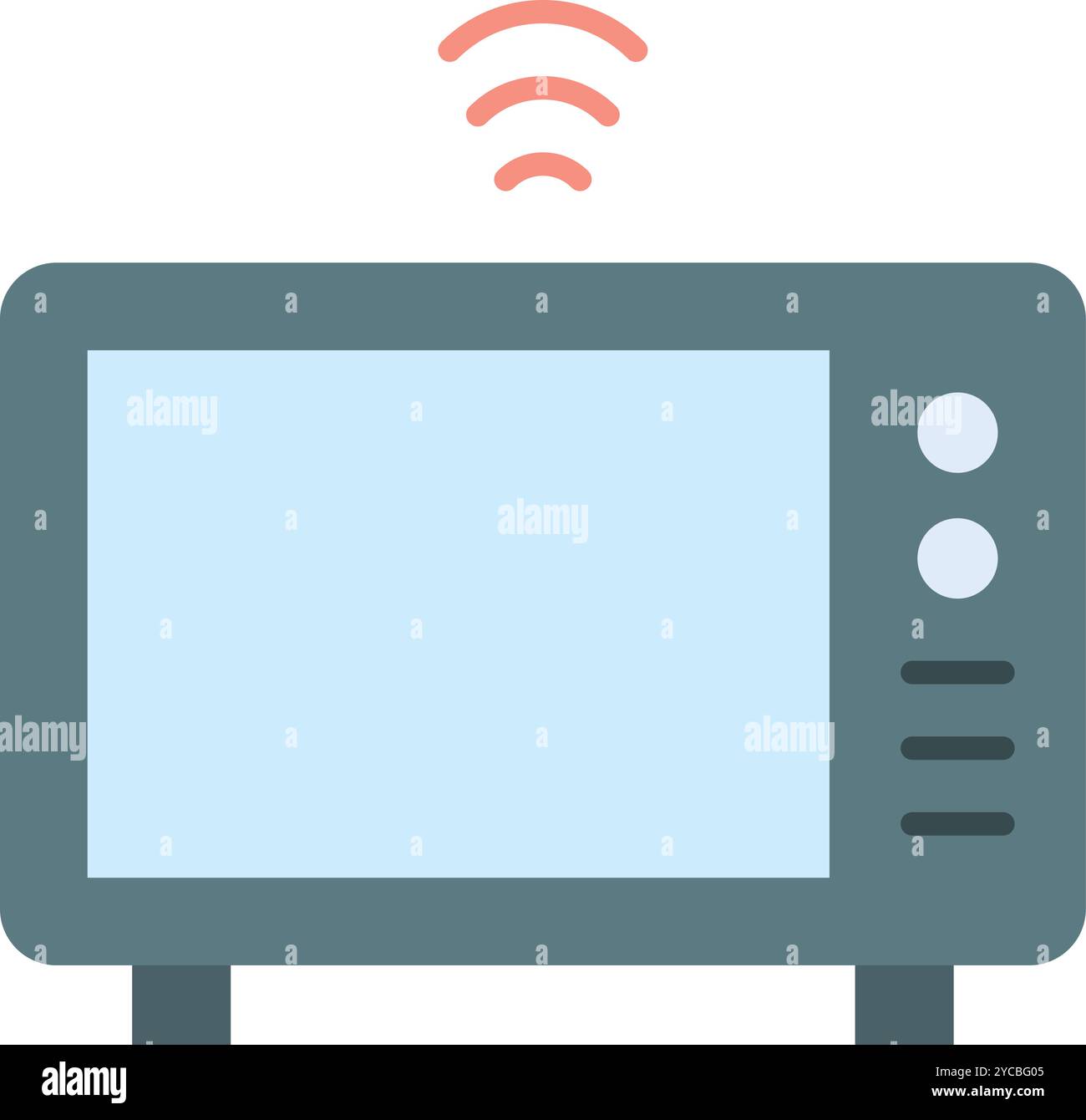 Microwave icon vector image. Suitable for mobile application web ...