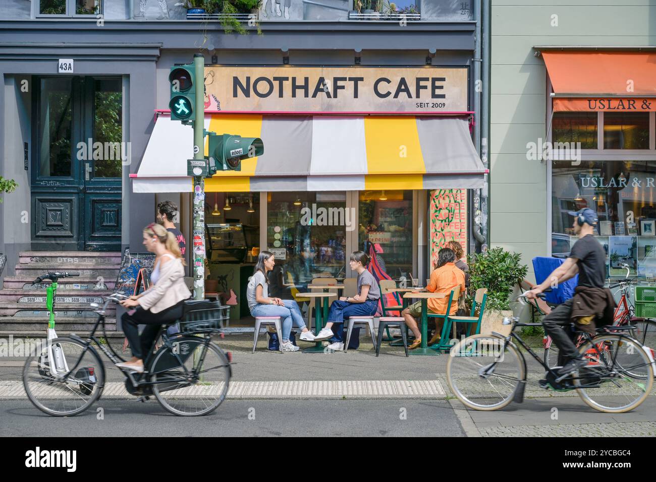Nothaft Straßencafé, Schönhauer Allee, Prenzlauer Berg, Pankow, Berlin ...